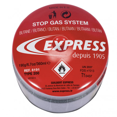 Patrone mit 190g Butangas 8191